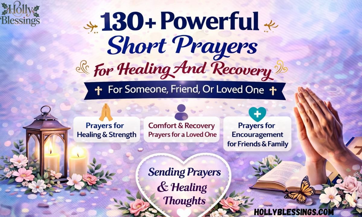 130+ Powerful Short Prayers For Healing And Recovery