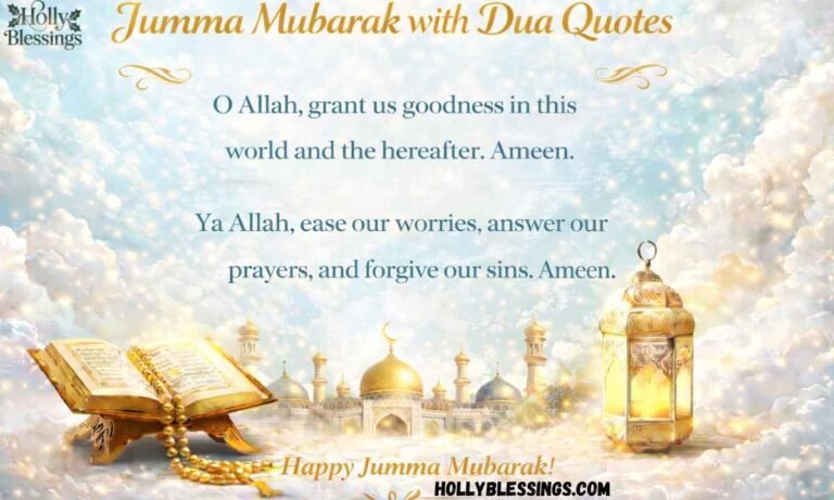 180+ Beautiful Jumma Mubarak Quotes, Duas, Wishes & Status