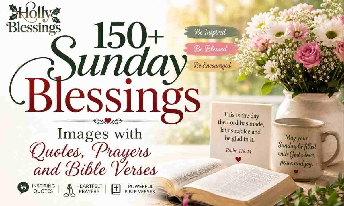 150+ Sunday Blessings Images with Quotes, Prayers and Bible Verses